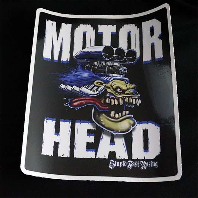 Sticker Motor Head – Stupid Fast Racing